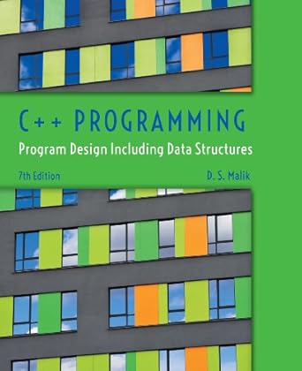 Amazon.com: C++ Programming: Program Design Including Data Structures ...