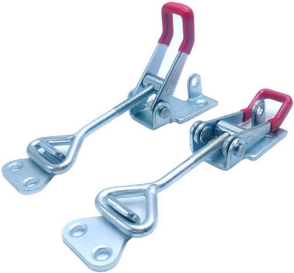 Duyppy 2 Pcs Stainless Steel Adjustable Toggle Clamp Hand Tool Quick ...