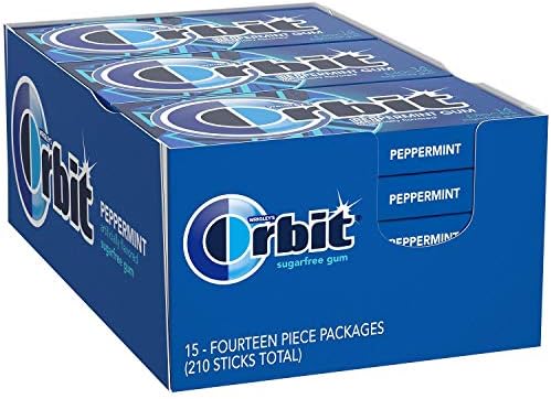 Amazon.com : ORBIT Sweet Mint Gum Sugar Free Chewing Gum, 30 Ct Mega ...