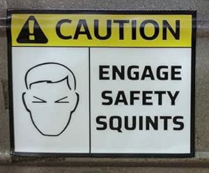 Amazon.com: Safety Squints Sticker : Electronics