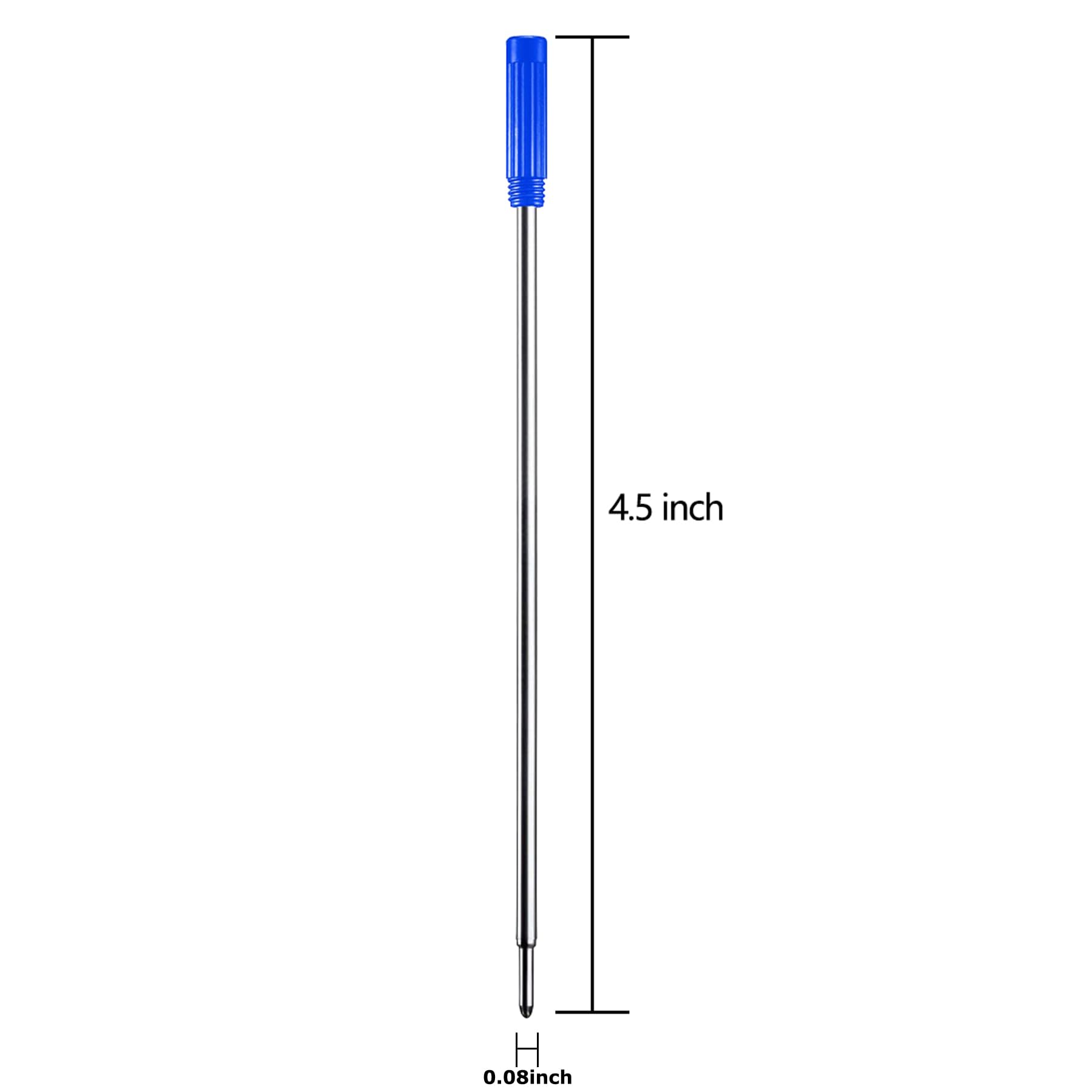 Snapklik.com : DunBong Blue Ink Refill Pack Of 5, Replaceable Ballpoint ...