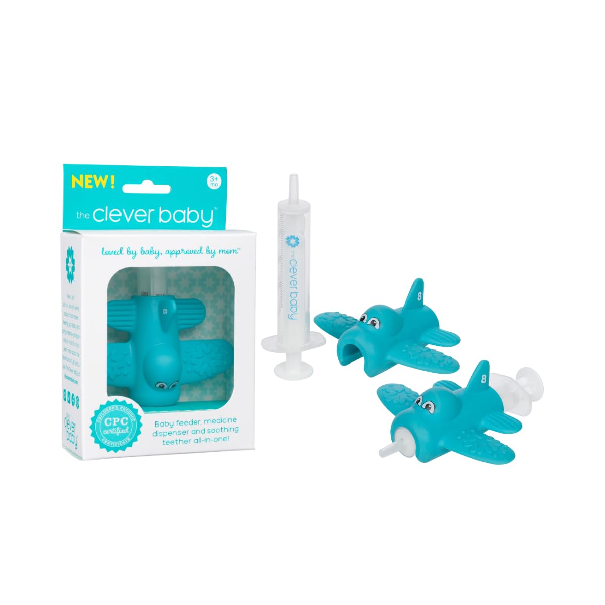Amazon.com: The Clever Baby Jet Teether and Dispenser - All-in-One Baby ...
