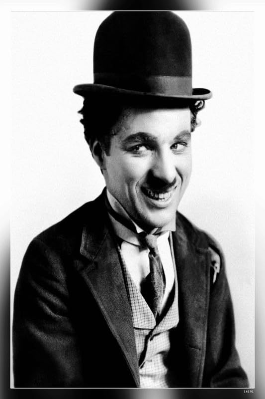 POSTERDADDY Charlie Comedy Comedian Chaplin Poster Reprint Matte Finish ...