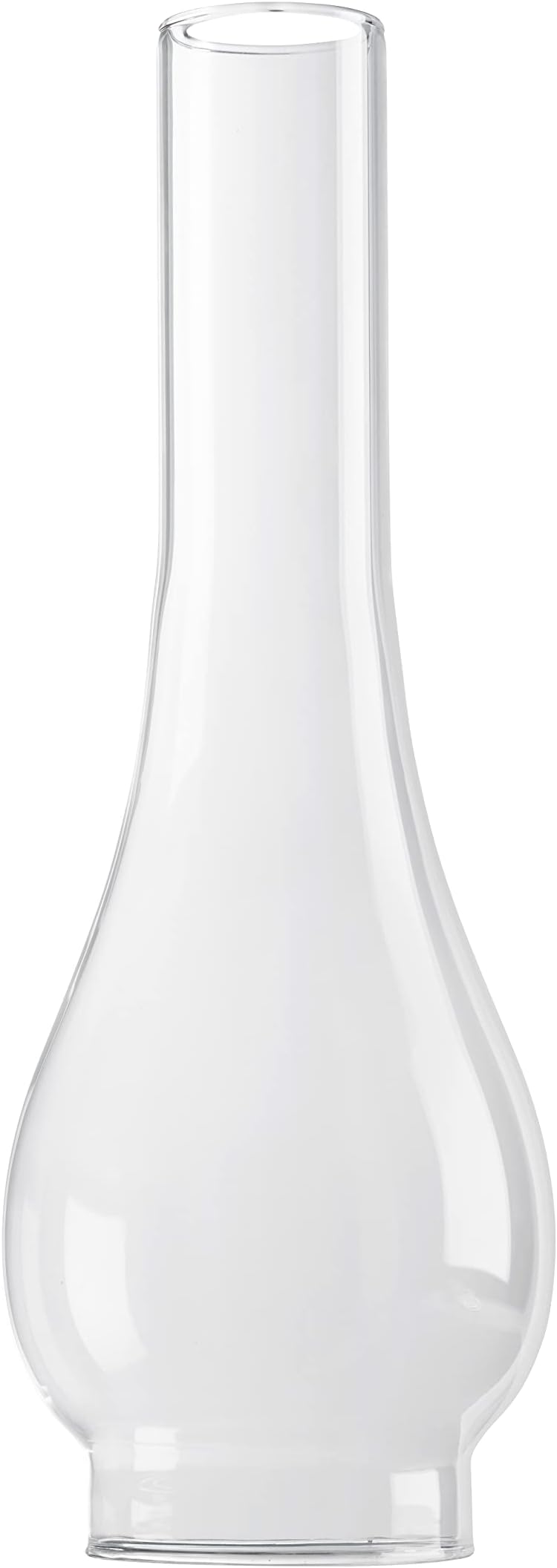LUMIS Glass Oil Lamp Chimney. Replacement Funnel Lampshade. Width at ...