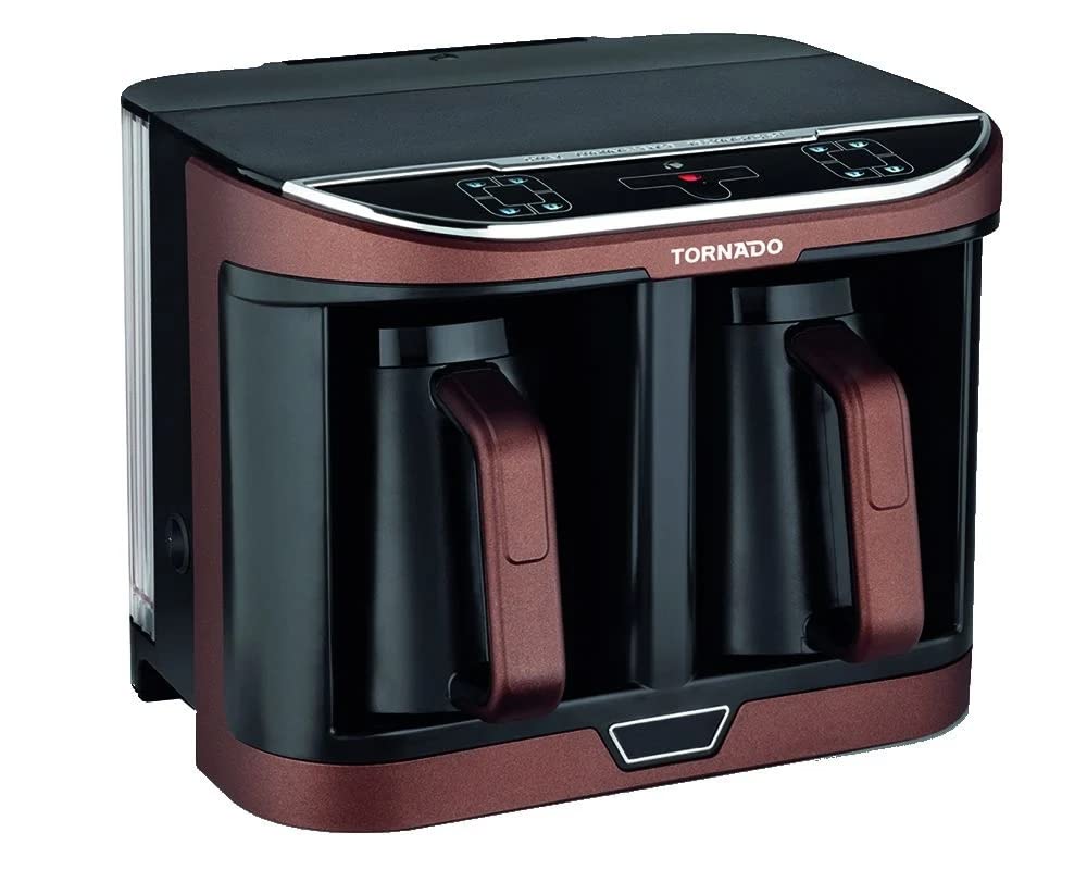 TORNADO Automatic Turkish Coffee Maker 660ml Brown x Black Water Tank ...