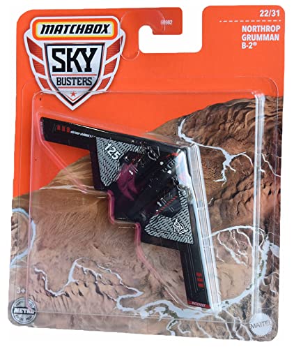 Hot Wheels Matchbox Northrop Grumman B-2, Sky Busters 22/31 - SantaBILT®