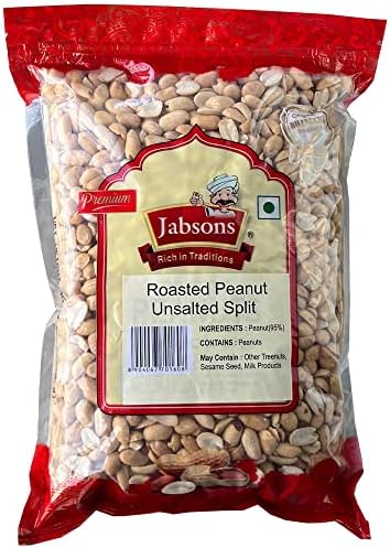 Amazon.com : Jabsons - Roasted Unsalted Split Peanuts, 1000 G (35.3 Oz ...