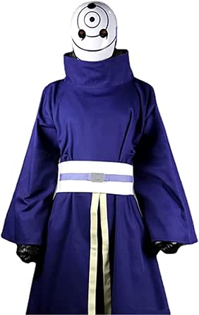 Amazon.com: HJMAX Shippuden Uchiha Obito Cosplay Costume Halloween ...