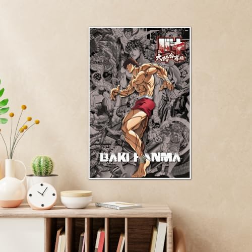 TenorArts Baki Hanma Poster Baki Anime Wall Poster with Thick 300 GSM ...