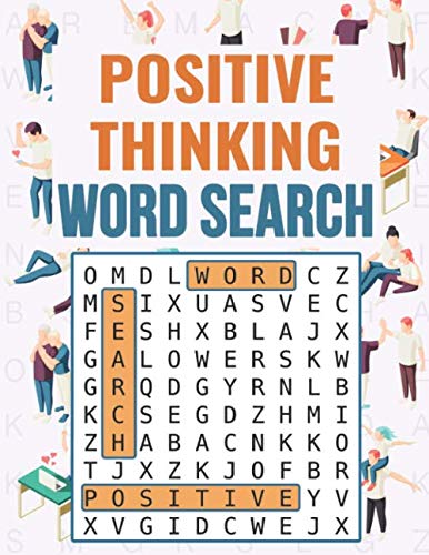 Positive Thinking Word Search: Large Print Word Search Puzzle Book ...