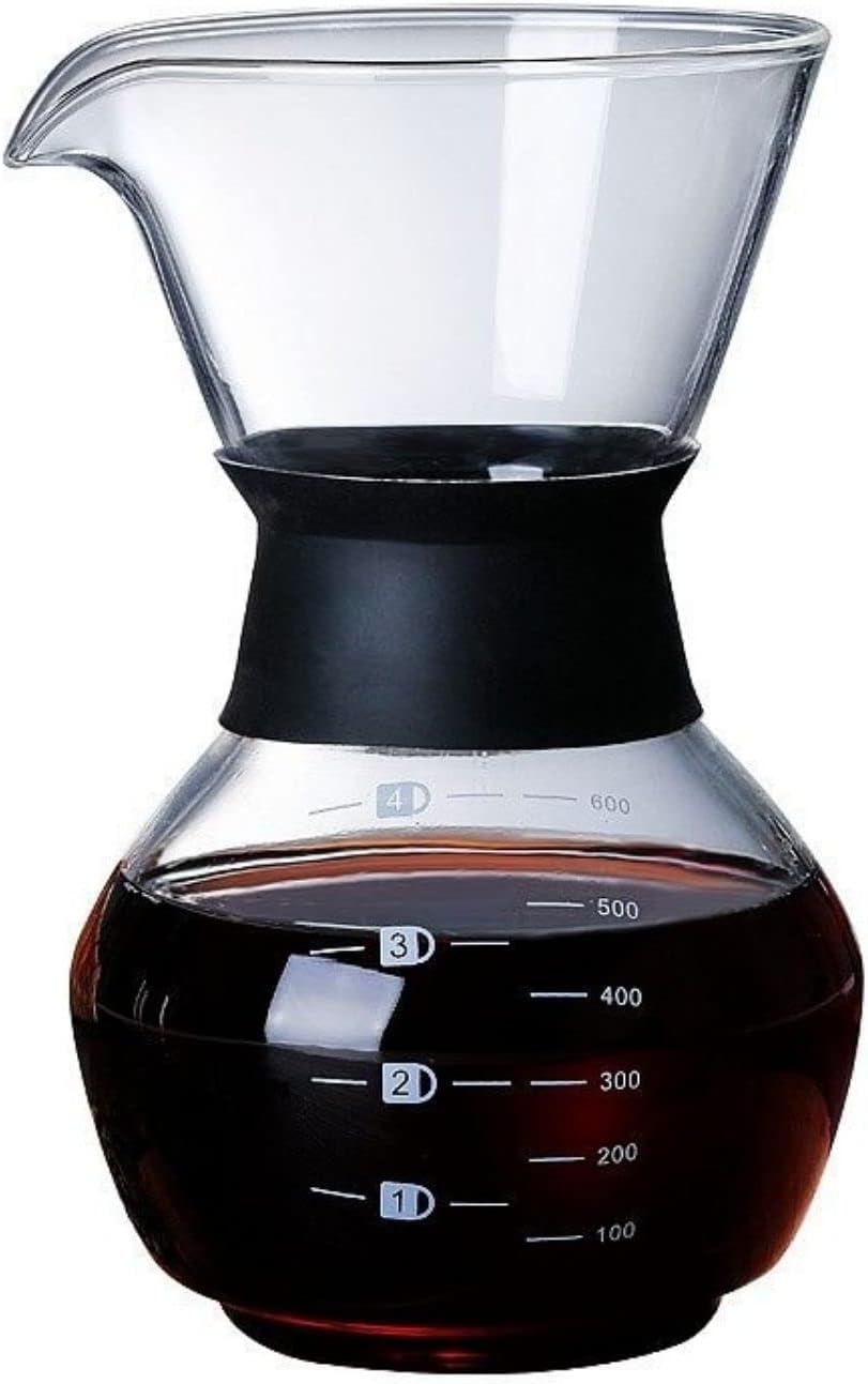 Amazon.com: Pour Over Coffee Maker Set - Glass Coffee Kettle with ...