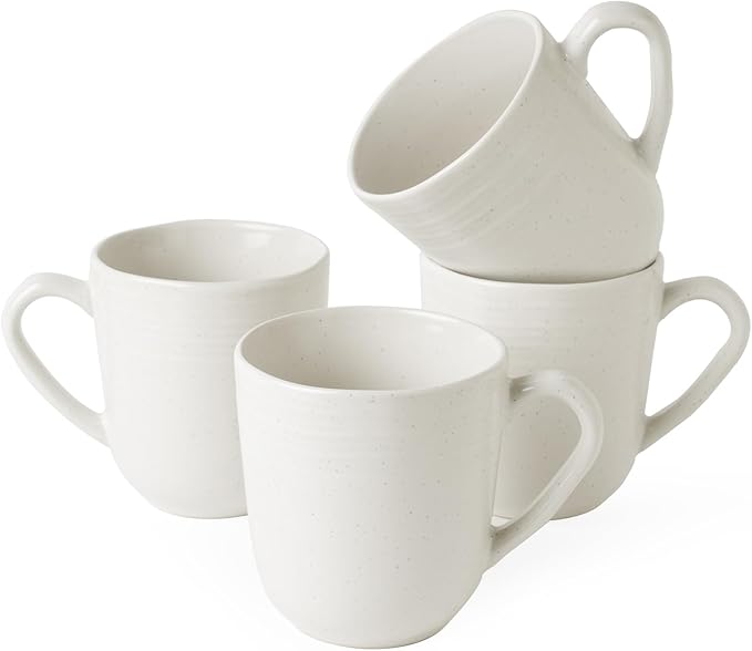 Amazon.com: famiware Coffee Mugs, 14 oz Coffee Mugs Set of 4, Coffee ...