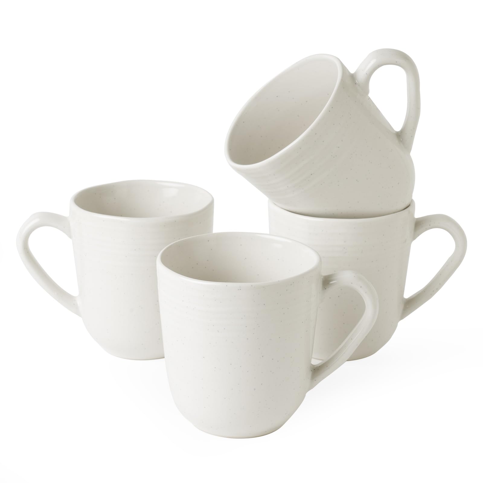 Amazon.com: famiware Coffee Mugs, 14 oz Coffee Mugs Set of 4, Coffee ...
