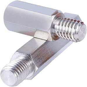 2-10pcs M2/M2.5/M3/M4/M5/M6/M8 Male to Female Threaded Carbon Steel ...