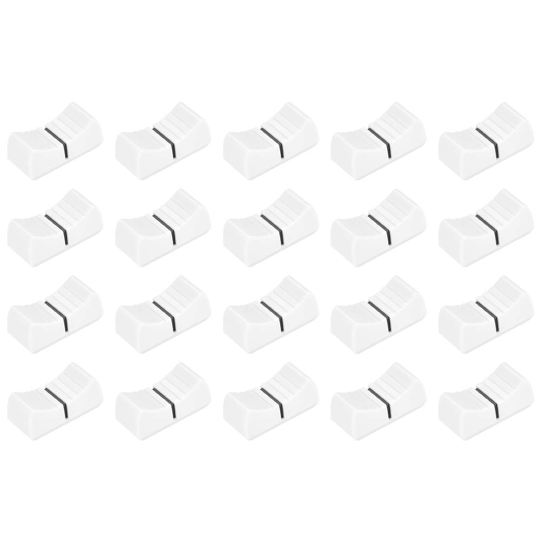 Snapklik.com : Uxcell 24mmx11mmx10mm Console Mixer Slider Fader Knobs ...