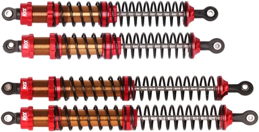 Amazon.com: KYX Racing CNC Machined Aluminum 131mm 146mm Red Front Rear ...