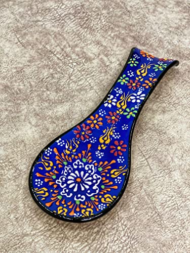 Amazon.com: IstanbulArtWorkshop Handmade Turkish Ceramic Spoon Rest For ...