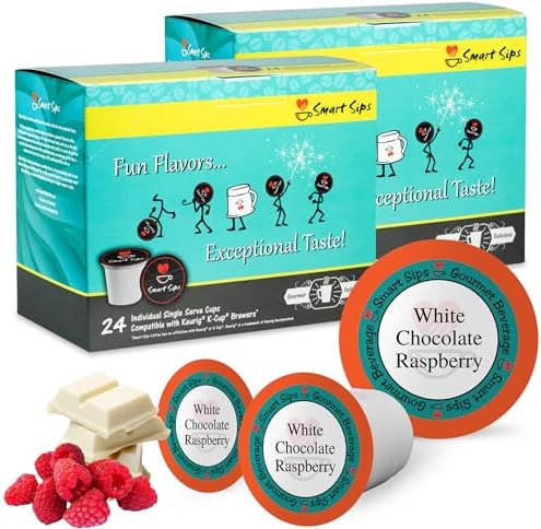Amazon.com: Smart Sips Coffee, White Chocolate Raspberry Coffee, Medium ...