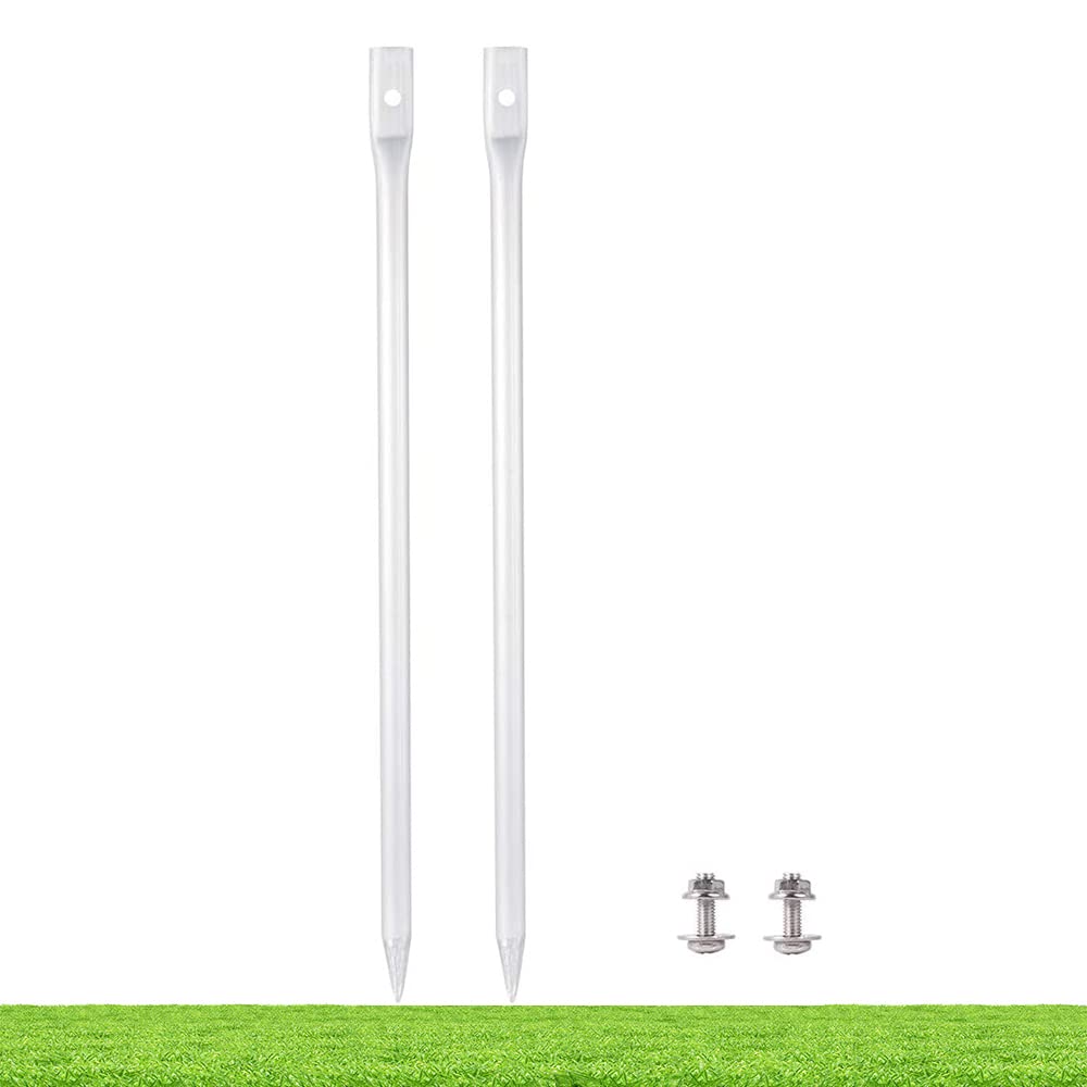 Amazon.com : Kichwit 14" Long Metal Yard Stakes, Aluminum Alloy, for ...