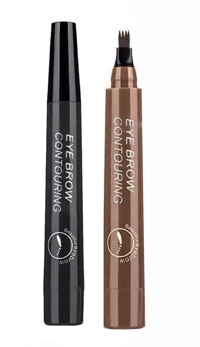Amazon.com : Magical Precise Waterproof Brow Pen, 4 Forked Liquid ...