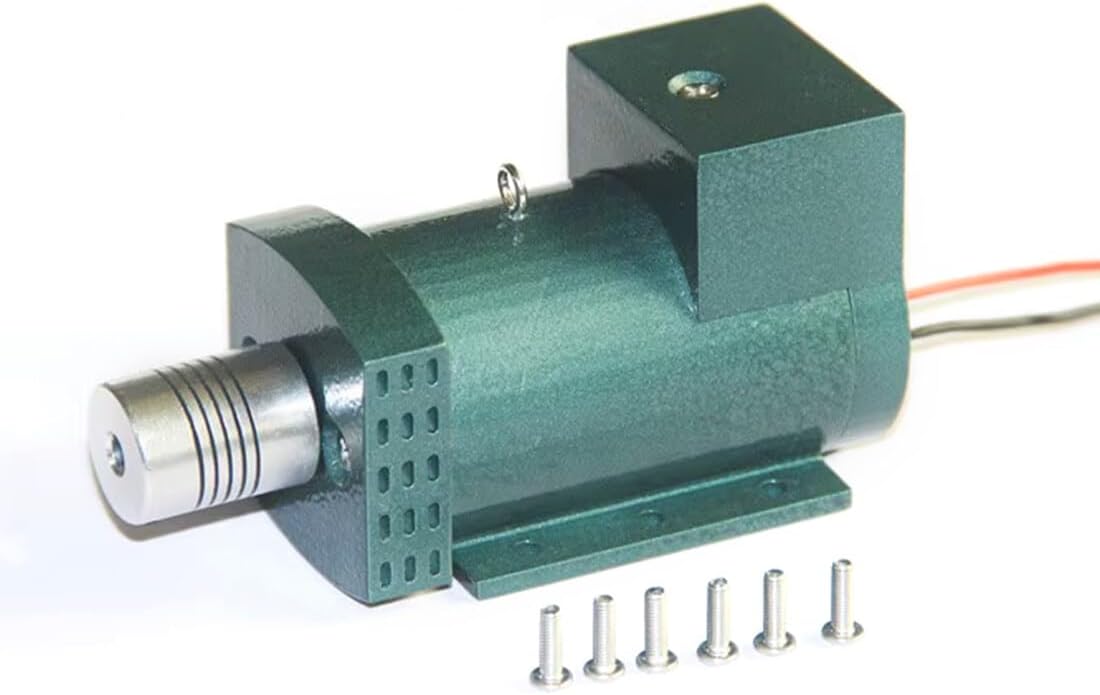 Amazon.com: Full Plastic Engine Model Kit That Works, Mini Retro 12V DC ...