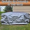 CAMPMAC Tarps Heavy Duty Waterproof 6x12 Ft, 10 Mil Thick, High ...