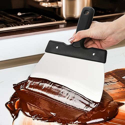 Snapklik.com : 2 Pack Coating Spatula For Chocolate, Stainless Steel ...