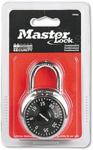 Master Lock 1500D 1-7/8in. Combination Dial Padlock, Standard, Silver ...
