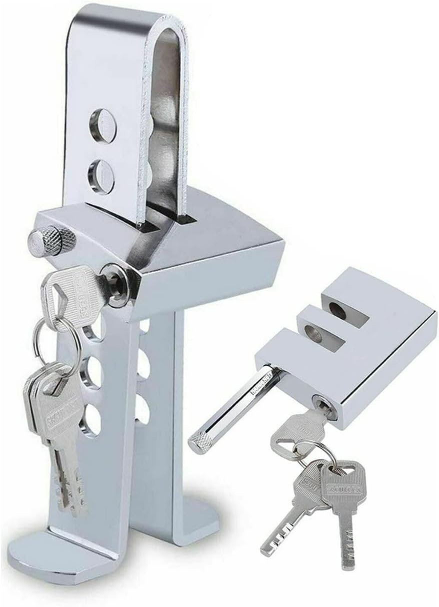 Car Pedal Lock, Stainless Steel 8 Holes Car Clutch Brake Lock Anti ...