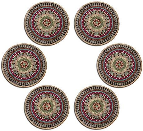 Amazon.com : 6 Pcs Boho Plant Pot Mat Absorbent Non Slip Pot Plant Pad ...