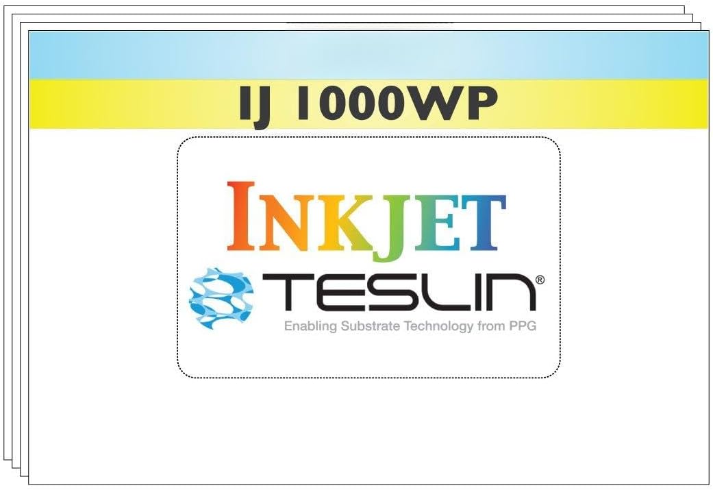 Amazon.com : Perforated Laser Teslin® Synthetic Paper - 5 Sheets ...