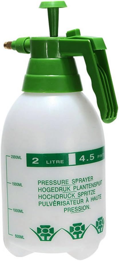 Amazon.com : 2 Liter Pressure Spray Bottle Garden Adjustable Chemical ...