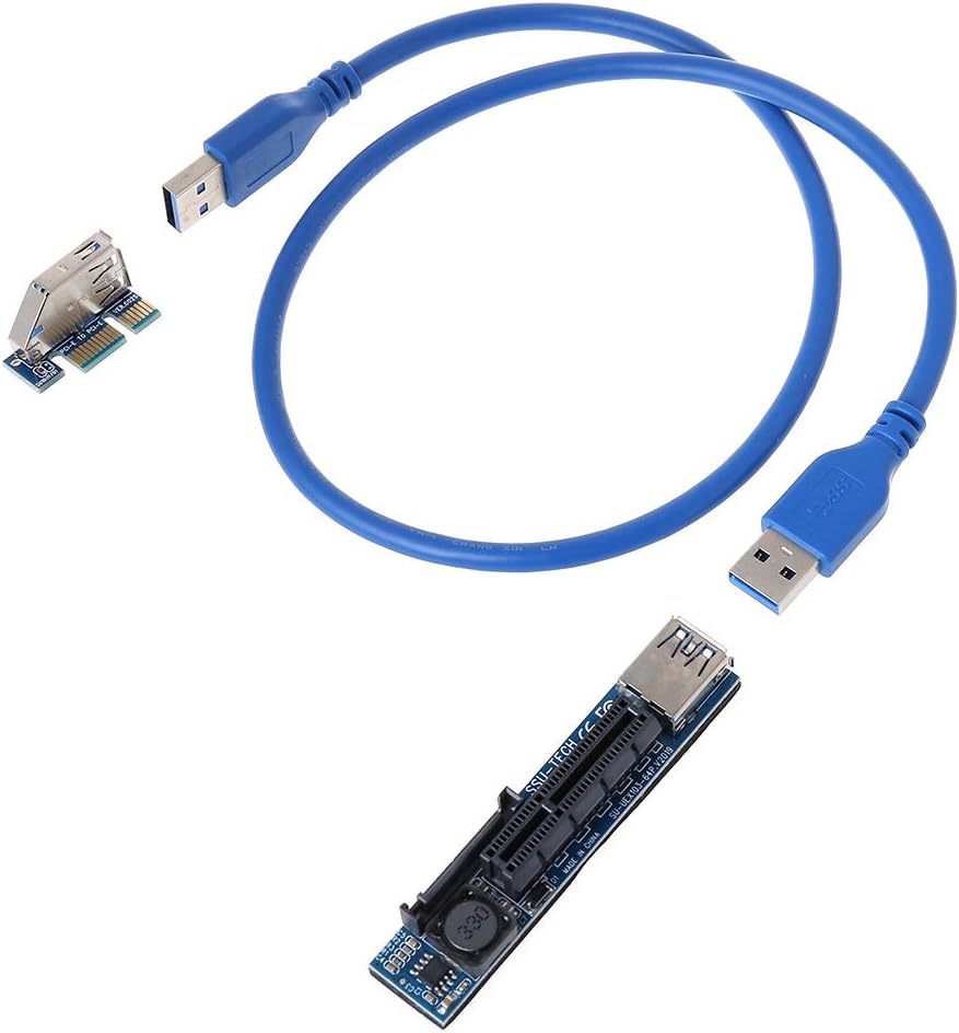 Amazon.com: GMSP Add-on Card PCI Express USB 3.0 Adapter Raiser ...