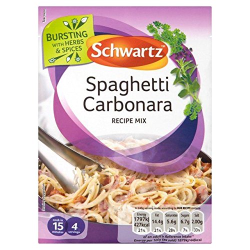 Amazon.com : Schwartz Spaghetti Carbonara - 32g : Grocery & Gourmet Food