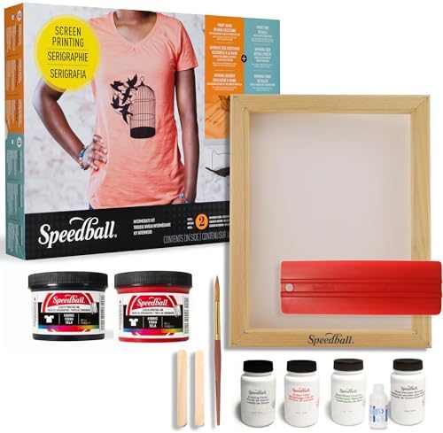 Amazon.com: Speedball Intermediate Screen Printing Kit - Make Your Own ...