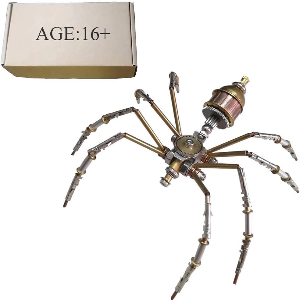 Amazon.com: CHUO 3D Metal Puzzle Mechanical Spider Model Kits, 100 ...