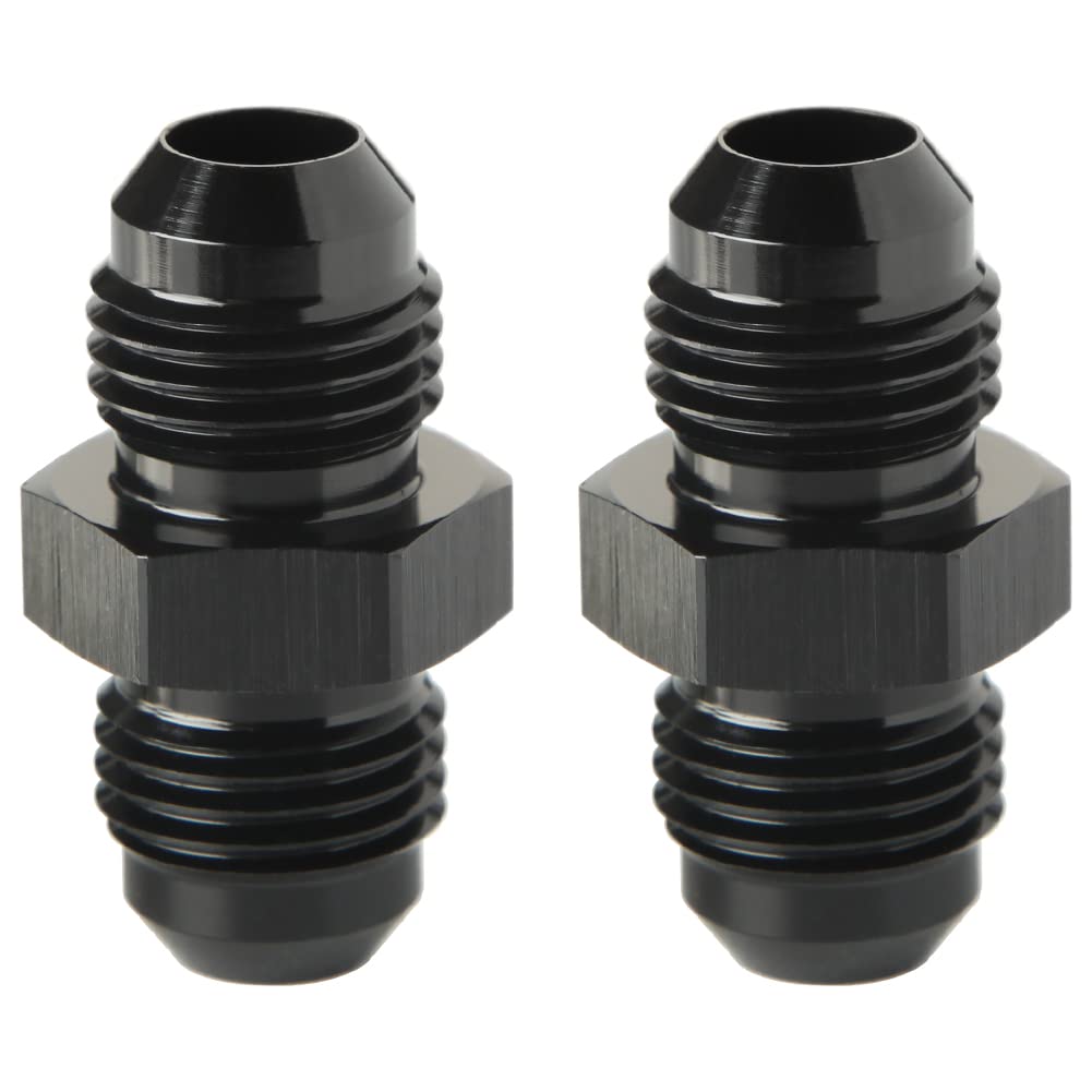 Amazon.com: Podavelle 3AN Male to 3AN Male Flare Union Coupler Adapter ...