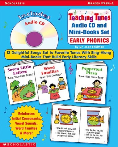 Teaching Tunes Audio CD and Mini-Books Sets Early Phonics: 12 ...