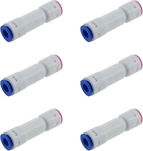 MEETOOT 6PCS 1/4'' Quick Connect Check Valve Push to Connect One Way ...