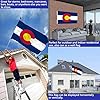 Amazon.com : Colorado Flag Double Sided 3x5 Outdoor- Heavy Duty ...
