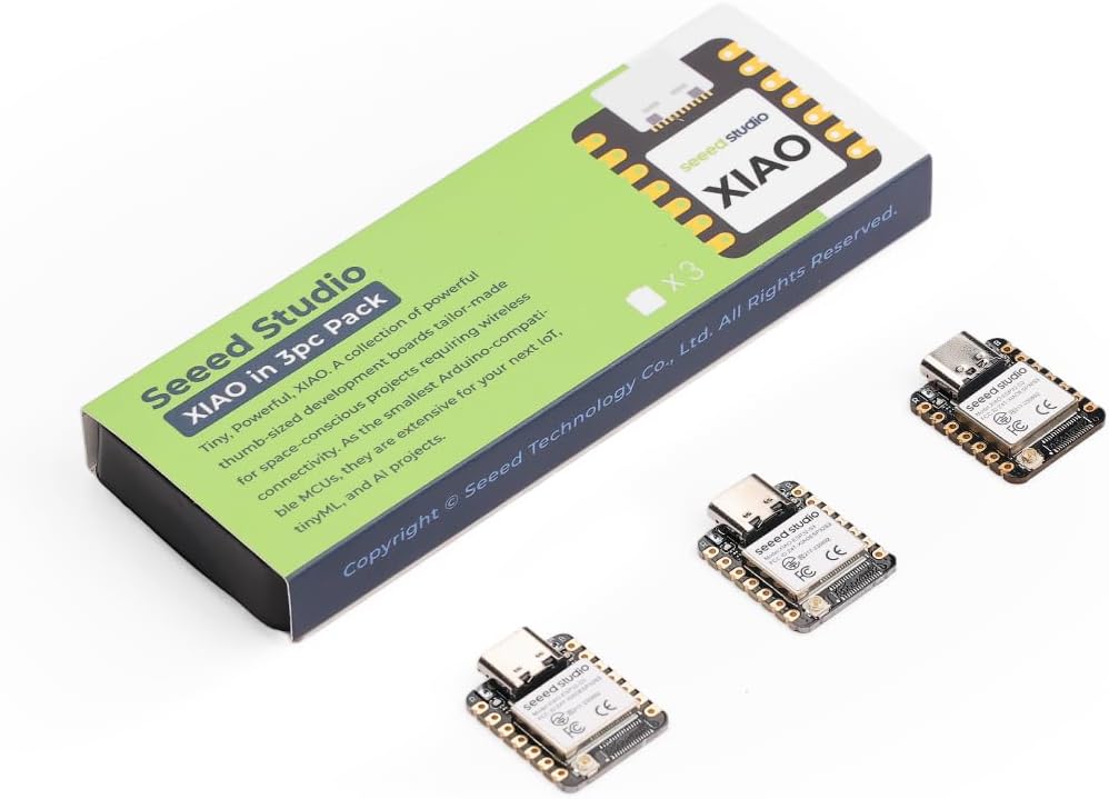 Amazon.com: XIAO ESP32S3 3PCS Pack- 2.4GHz WiFi, BLE 5.0, 8MB PSRAM ... Amazon.com: XIAO ESP32S3 3PCS Pack- 2.4GHz WiFi, BLE 5.0, 8MB PSRAM ...