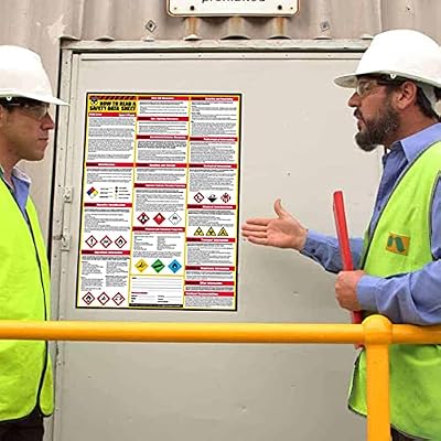 How To Read A Safety Data Sheet (SDS/MSDS) Poster, Australia | Ubuy