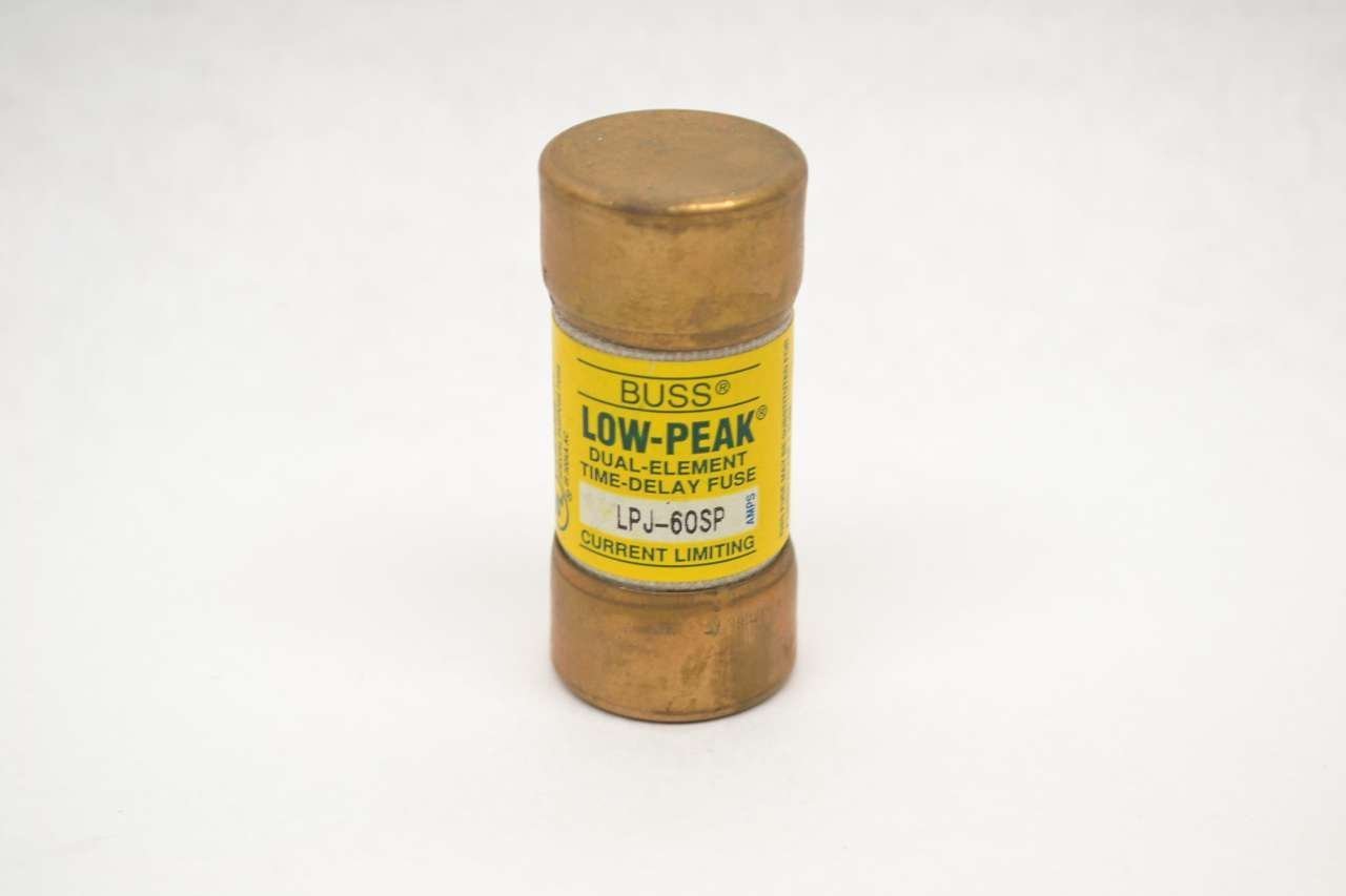 COOPER BUSSMANN LPJ-60SP TIME-DELAY LIMITING 60A AMP 600V-AC Fuse ...