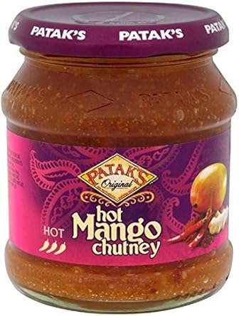 Patak's Hot Mango Chutney 340g (Pack of 3) : Amazon.co.uk: Grocery
