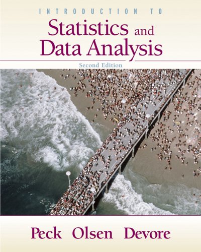 Introduction To Statistics And Data Analysis 9780495109662 5382