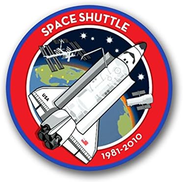 Amazon.com - Triangle Space Shuttle Logo Sticker (NASA Seal Mission ...