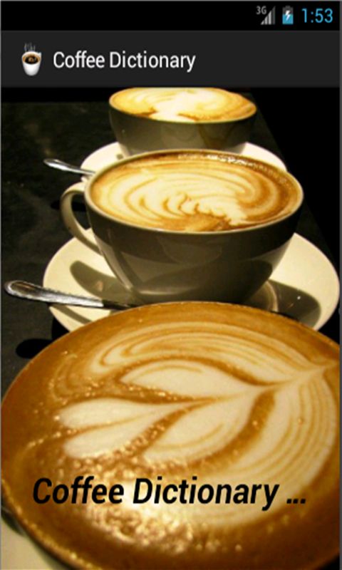 Coffee Dictionary:Amazon.de:Appstore for Android
