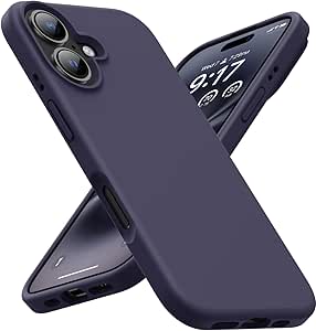 Amazon.com: OuXul Designed for iPhone 16 Case,Shockproof Liquid Silicone Protective Phone Case ...