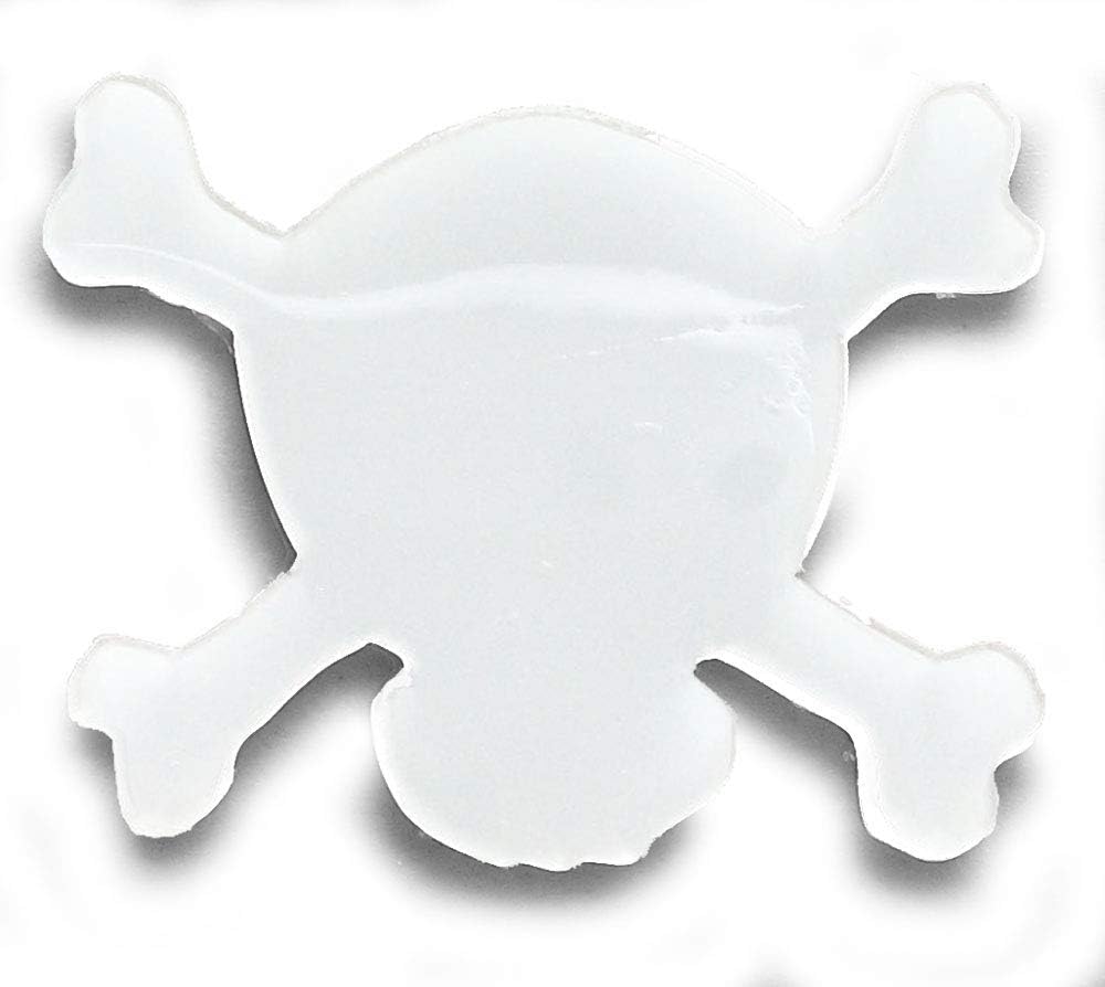 Amazon.com: Pro-Tuff Decals 1" Die-Cut White Skull Award Decals (96 ...