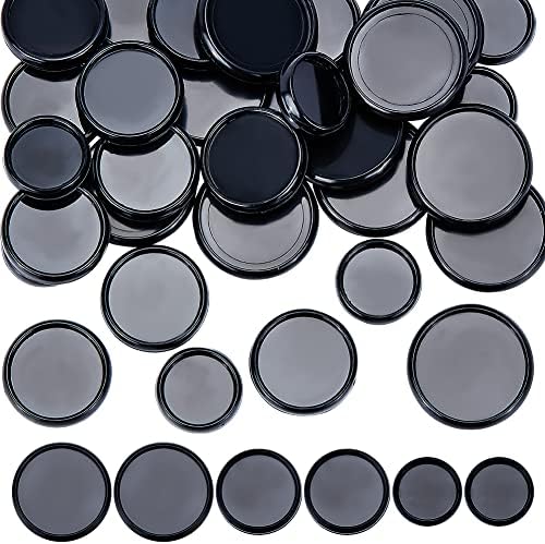 Amazon.com: BENECREAT 33Pcs Black Book Binding Discs, 0.6" 0.8" 0.9 ...